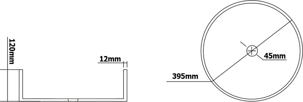 Sapho, MARAGUA skleněné gravírované umyvadlo 40x40 cm, černá, TY214