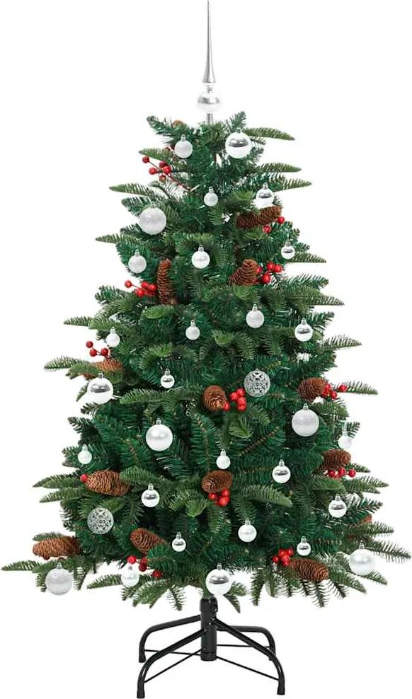 Umělý vánoční stromeček Zelená 150 cm PVC, kov a plast 3395546