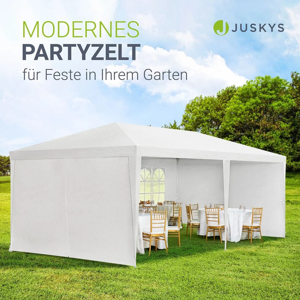 Juskys Zahradní párty stan 3 × 6 m Barva: Modrá