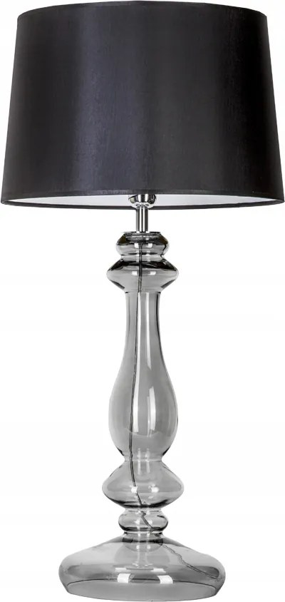 Stolní lampa Versailles Transparent Black L204361247 – 4concepts