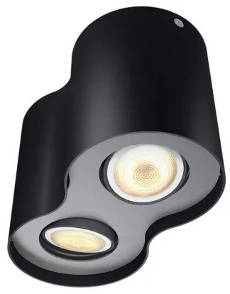 Philips 56332/30/P6 - LED Stmívatelné svítidlo Hue PILLAR 2xGU10/5W/230V + DO