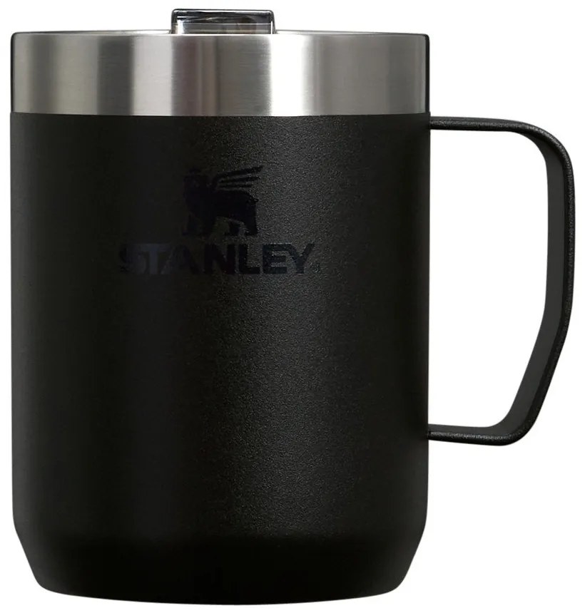 Černý termo hrnek z nerezové oceli 230 ml Stay-Hot Camp Mug Black – Stanley