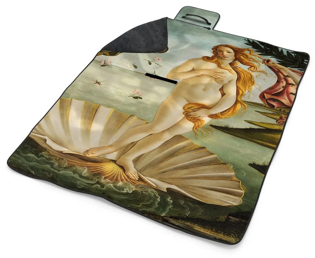 Sablio Plážová deka Zrození Venuše - Sandro Botticelli: 200x140 cm