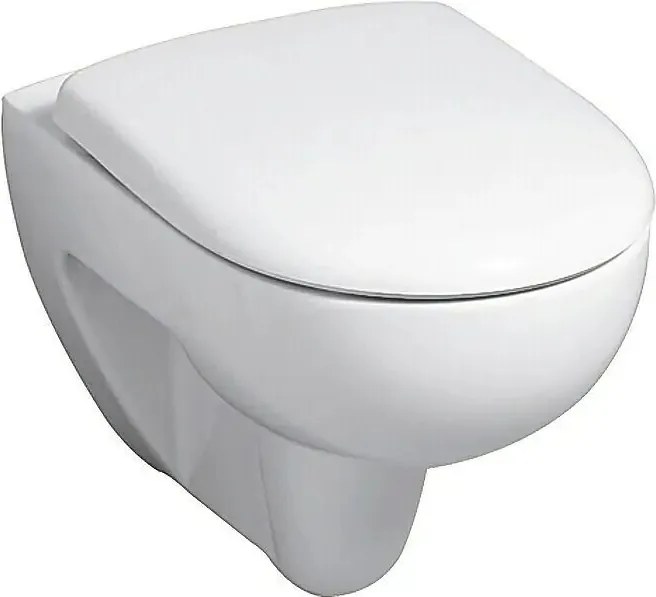 Geberit Závěsné WC se sedátkem Renova No. 1, 34 × 35 × 54 cm, bez splachovacího kruhu