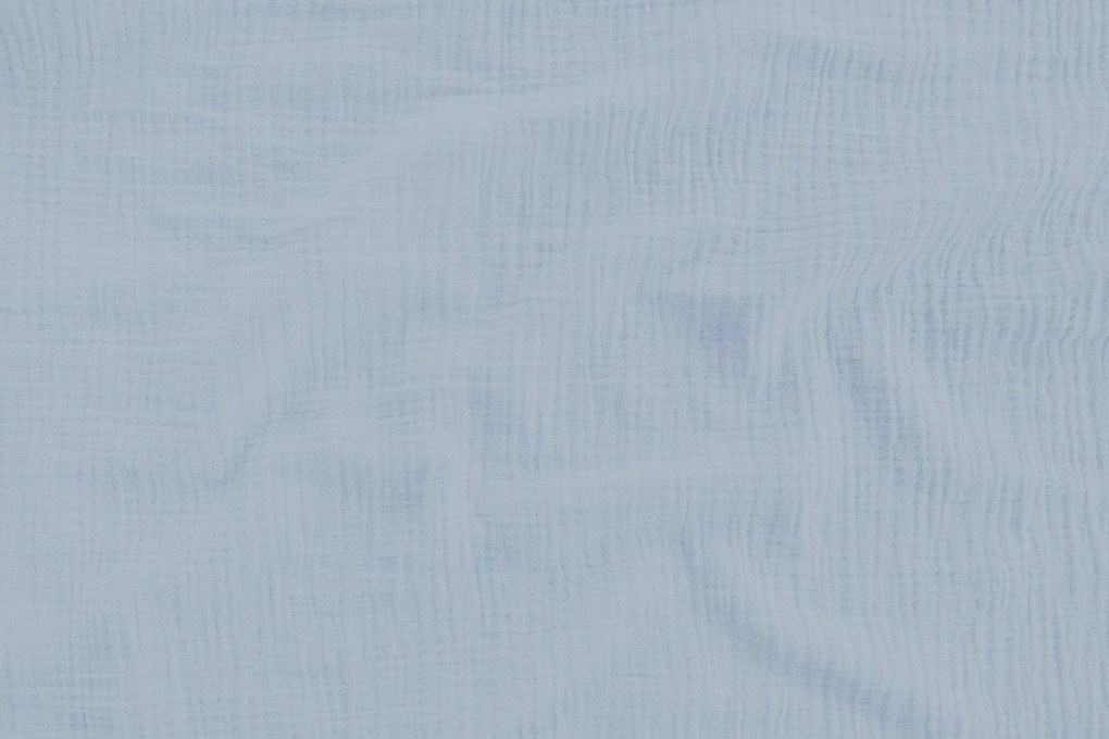 Celoroční mušelínový povlak na polštářek Ice Blue - GOTS Velikost: atypický 45 x 45