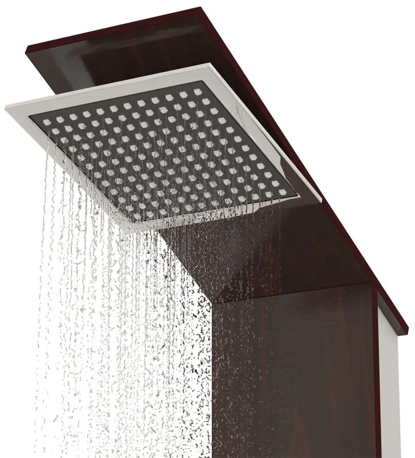 Sprchový panel set - sklo | hnědý