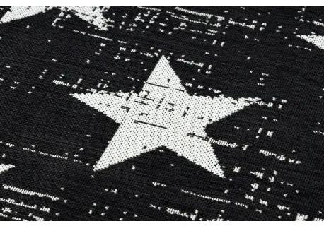 koberec FLAT 48648/690 SISAL hvězdy velikost 140x200 cm | krásné koberce cz