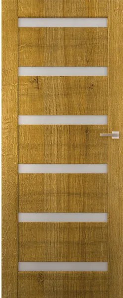 Interiérové dveře vasco doors EVORA model 5 Průchozí rozměr: 70 x 197 cm, Orientace dveří: Levé dveře, Dekor: Dub Aljaška