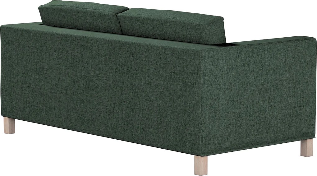 Potah na pohovku IKEA Karlanda rozkládací, krátký barva zelená látka pletený vzor