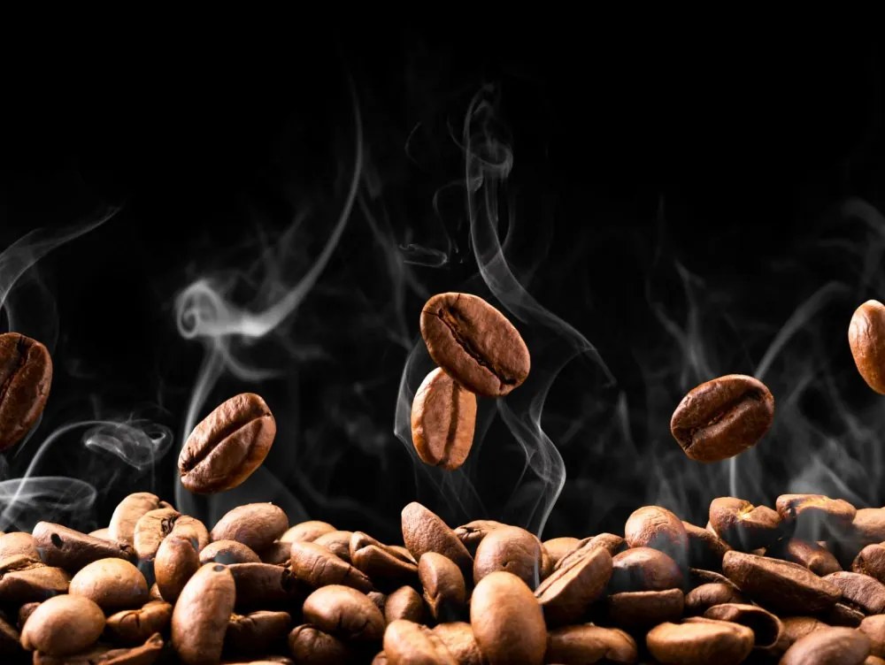 Vícedílný obraz Horká Kávová Zrna Nedostatek Nedostatek Přírodní plátno 200x150