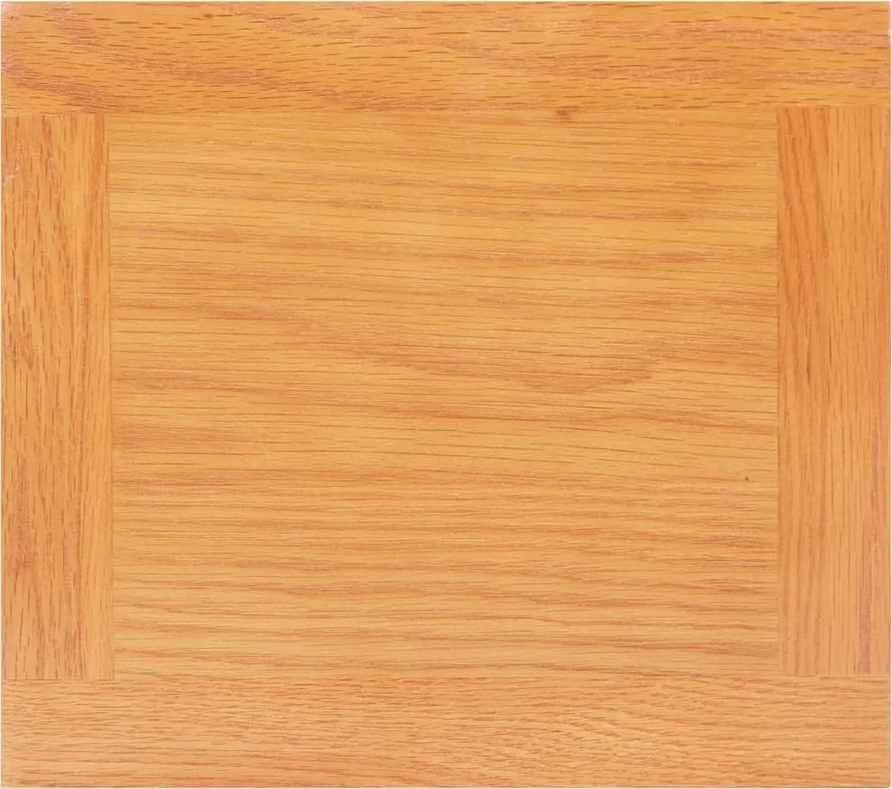 vidaXL Odkládací stolek 27 x 24 x 55 cm masivní dubové dřevo [289185]