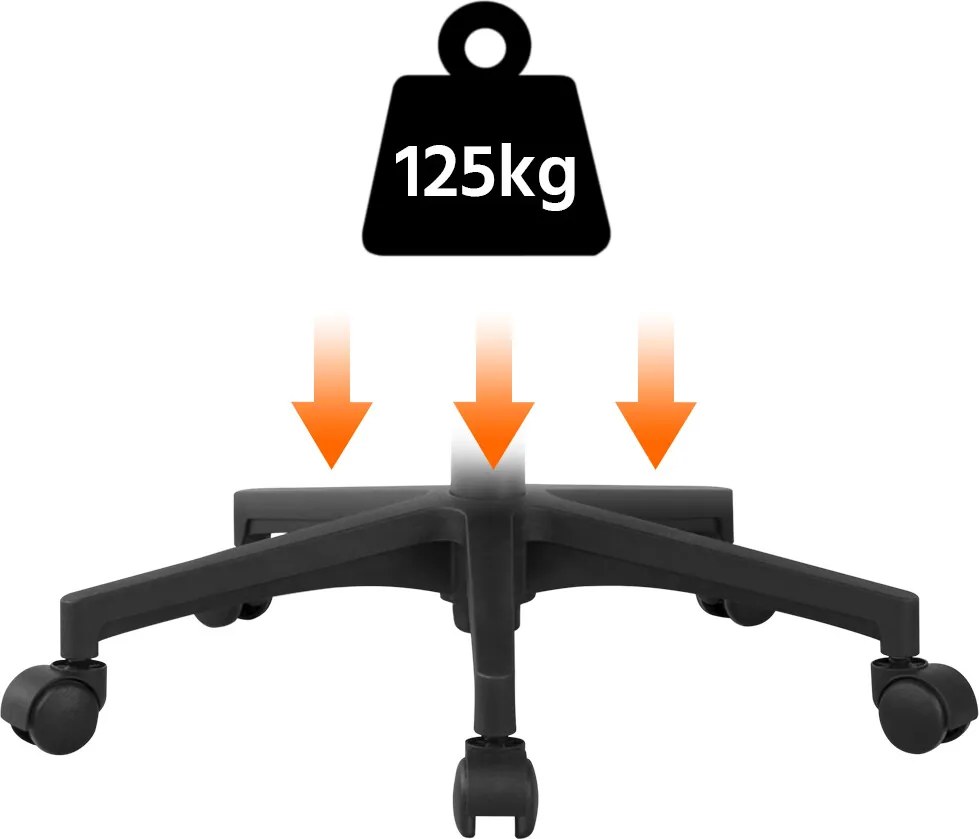 Kancelářská židle Yaheetech – černá (263540068618)