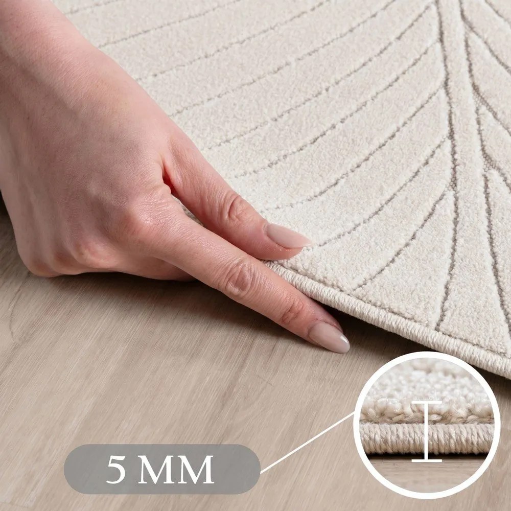 Krémový vnitřní a venkovní koberec 200x290 cm Nova 1204 – Ayyildiz Carpets