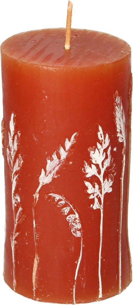 Svíčka Giulia 13cm orange