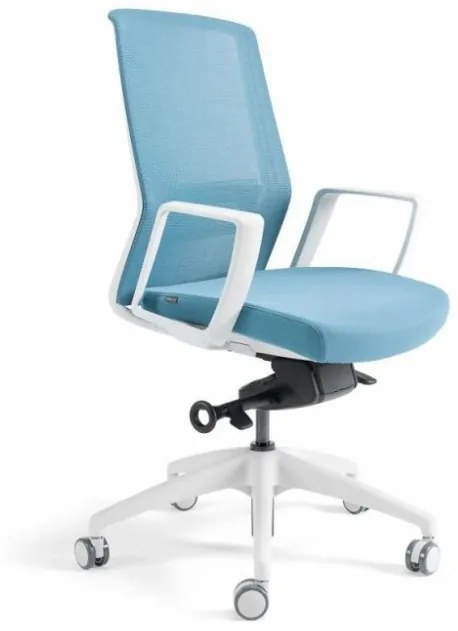 Kancelářská ergonomická židle BESTUHL J17 WHITE — více barev Černá