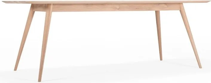 Jídelní stůl z masivního dubového dřeva Gazzda Stafa, 220 x 90 cm