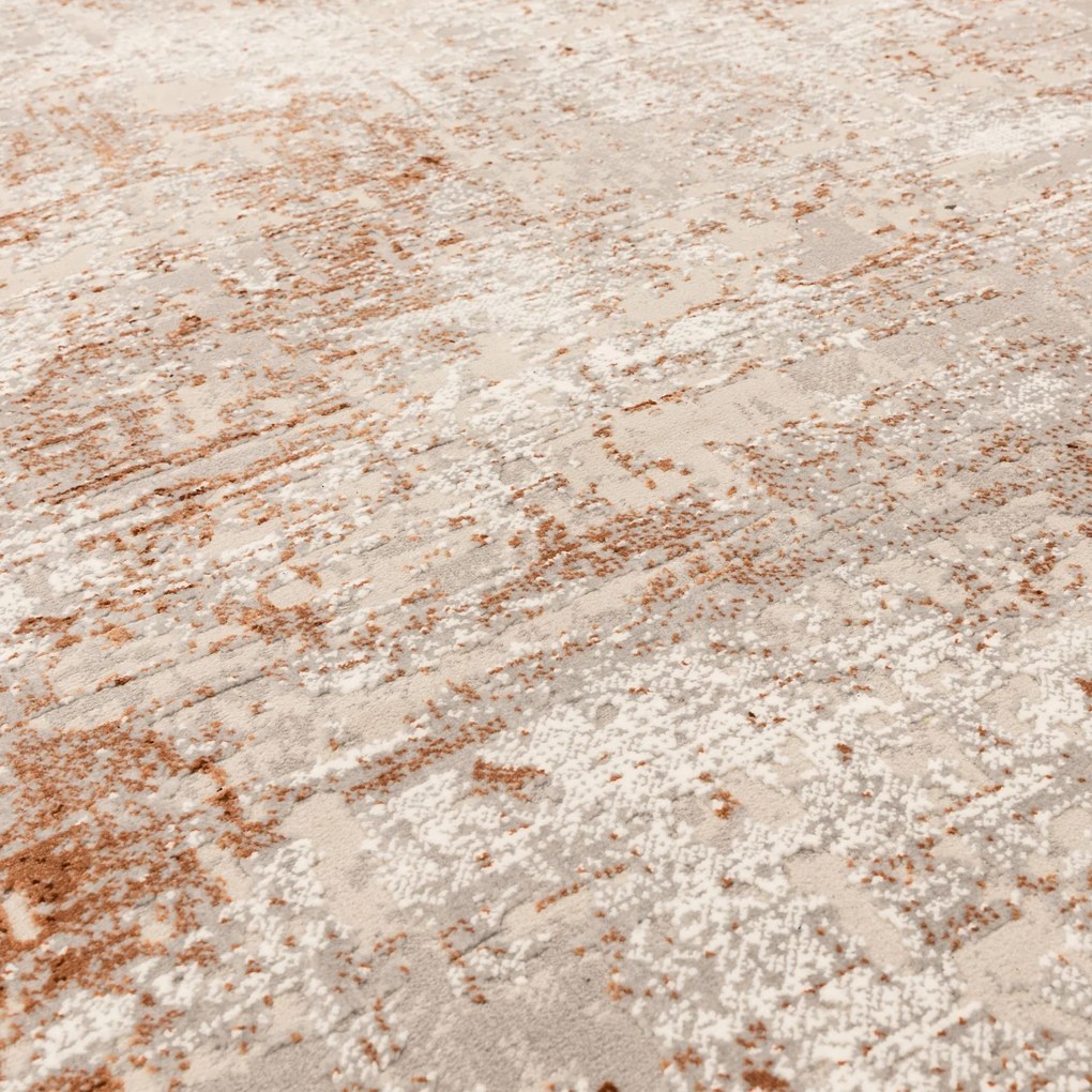 Tribeca Design Kusový koberec Zoom Border Terracotta Rozměry: 160x230 cm