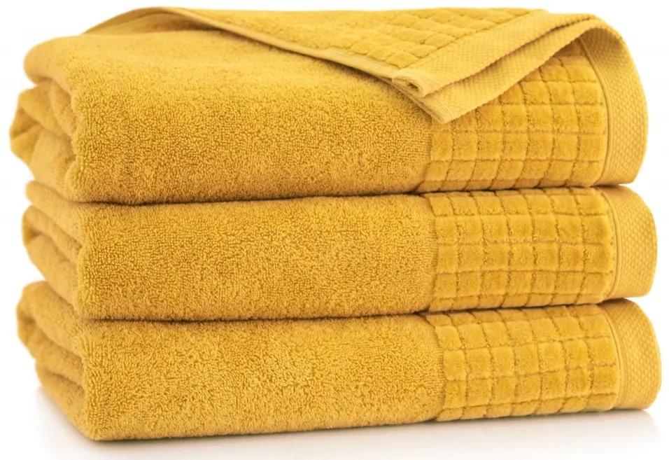 Egyptská bavlna ručníky a osuška Saveli - kurkuma Velikost: ručník 50 x 100