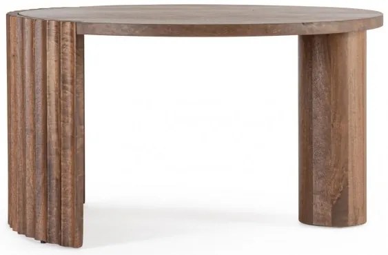 BIZZOTTO Konferenční stolek ORISSA hnědý ø80 cm 0747232