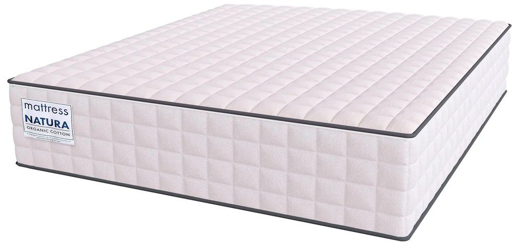 Mattress Natura ECO ORGANIC SENDVIČ VARIA HR POCKET MAX 38 H2/H3 200 x 100 cm, prošívaný snímatelný potah 100% Organická bavlna