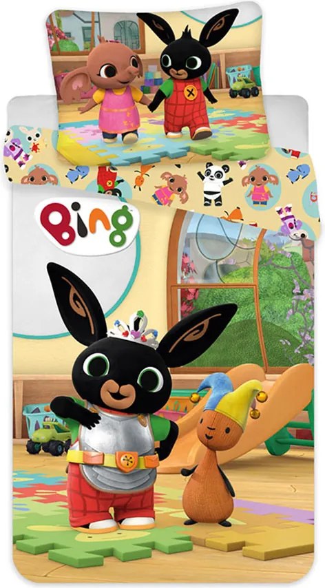 Jerry Fabrics Povlečení do postýlky KRÁLÍČEK BING
