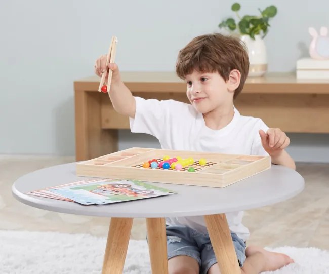 Dřevěná skládačka dle předlohy Viga 44574 – Chyť a spoj