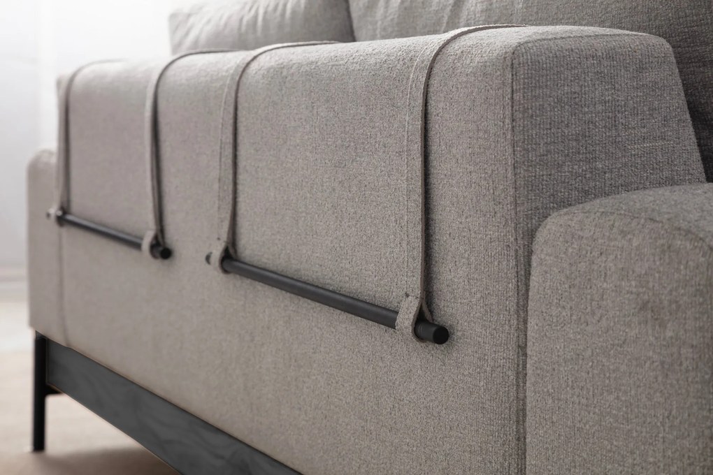 Hanah Home Třímístná pohovka ETI šedá 220 cm
