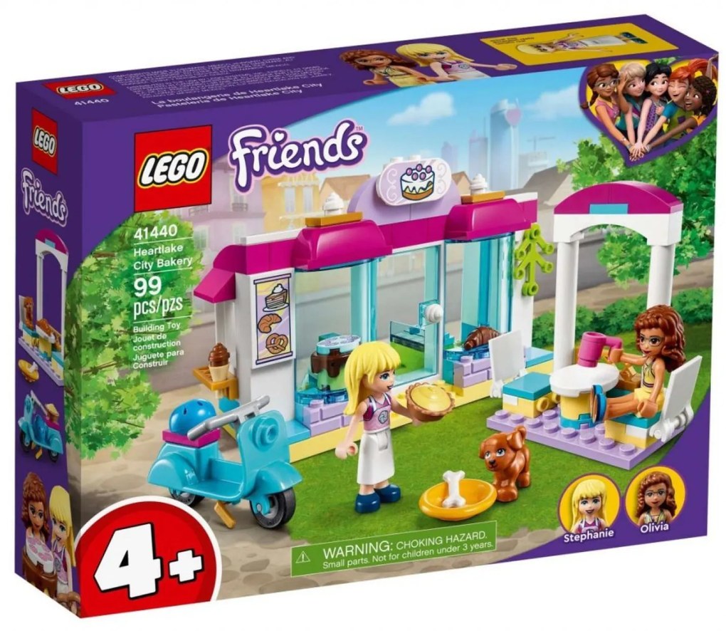 Lego stavebnice lego friends 41440 pekařství v městečku heartlake
