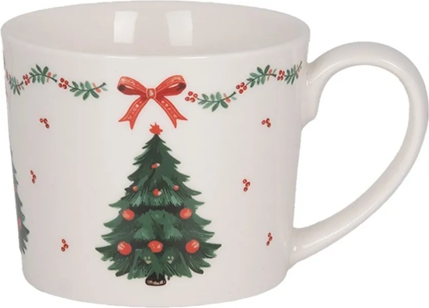 Porcelánový hrnek se stromky Christmas Harmony - 12*8*7 cm / 275 ml