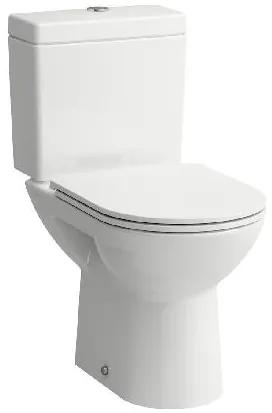Laufen Pro - Kompletní set stojícího WC kombi, zadní odpad, SoftClose, bílá H8679500009701
