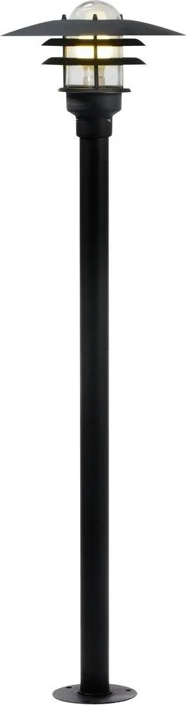 NOR 71428003 Venkovní sloupkové svítidlo Lønstrup 32 1x60W E27 černá čirá - NORDLUX
