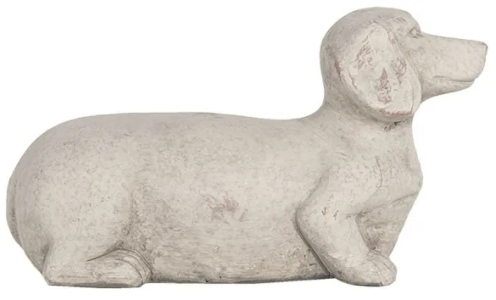 Zahradní dekorace pes Jezevčík – 24x9x13 cm