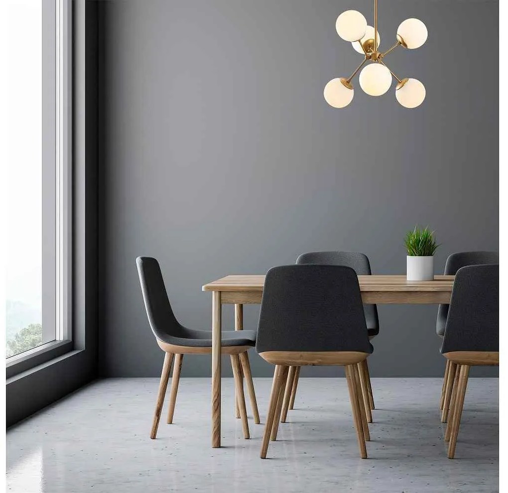 Designový lustr Abiba 55 cm zlatý