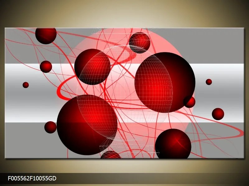 Abstraktní obraz - červených koulí (), 40 dalších rozměrů