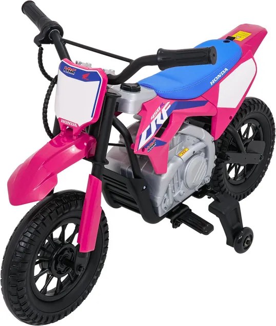 Elektrická motorka HONDA CFR450R růžová