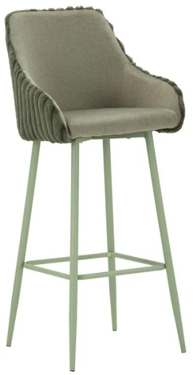 Designová barová židle Bechora zelená