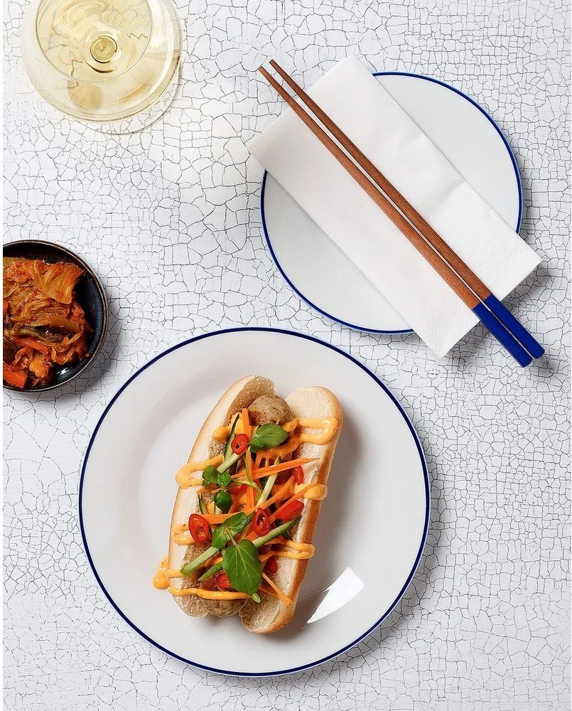 Bílý dezertní porcelánový talíř ø 20 cm Basic White – BonBistro