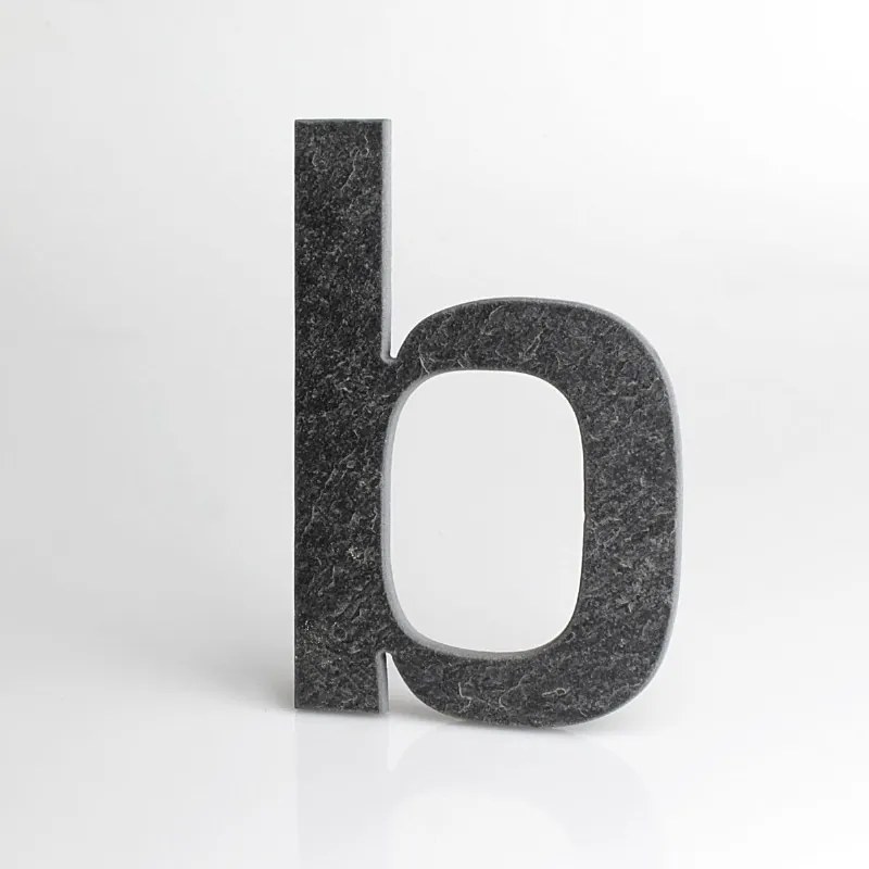 Domovní číslo popisné břidlice styl Euromode písmeno b KATEON