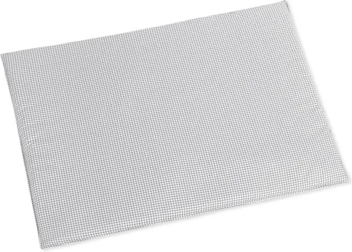 Bellatex Polštářek pro kojence do postýlky Šedá,Bílá 42x32 cm, (tenký)