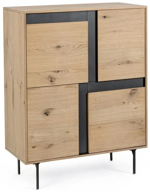 BIZZOTTO Dřevěný kabinet STANWOOD 120x90 cm 0747103