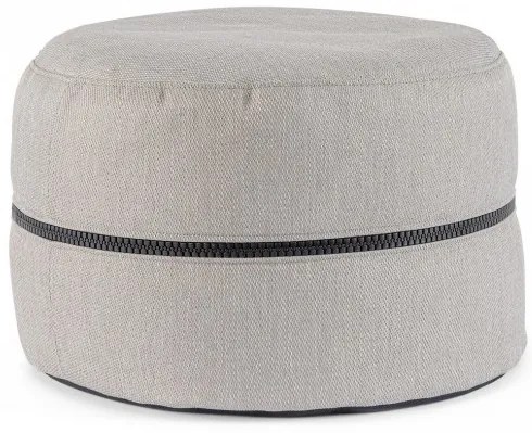BIZZOTTO Zahradní puf GULIZAR ⌀50 cm šedý