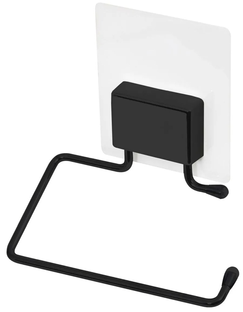 Samolepicí držák toaletního papíru Compactor Bestlock Black Magic systém bez vrtání