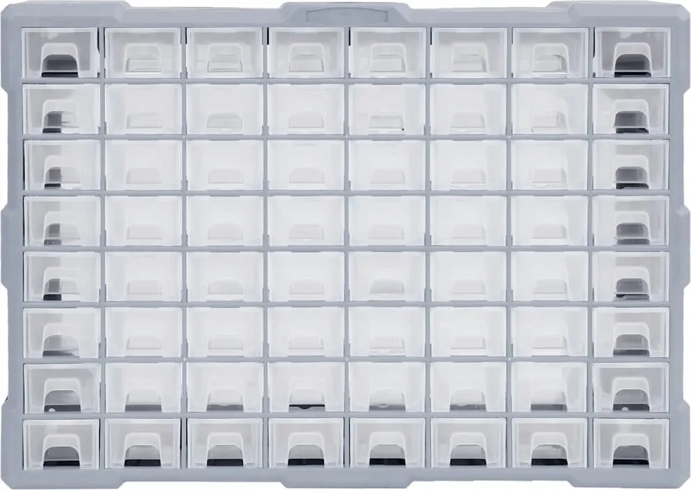 Organizér se 64 zásuvkami 52 x 16 x 37,5 cm 147580
