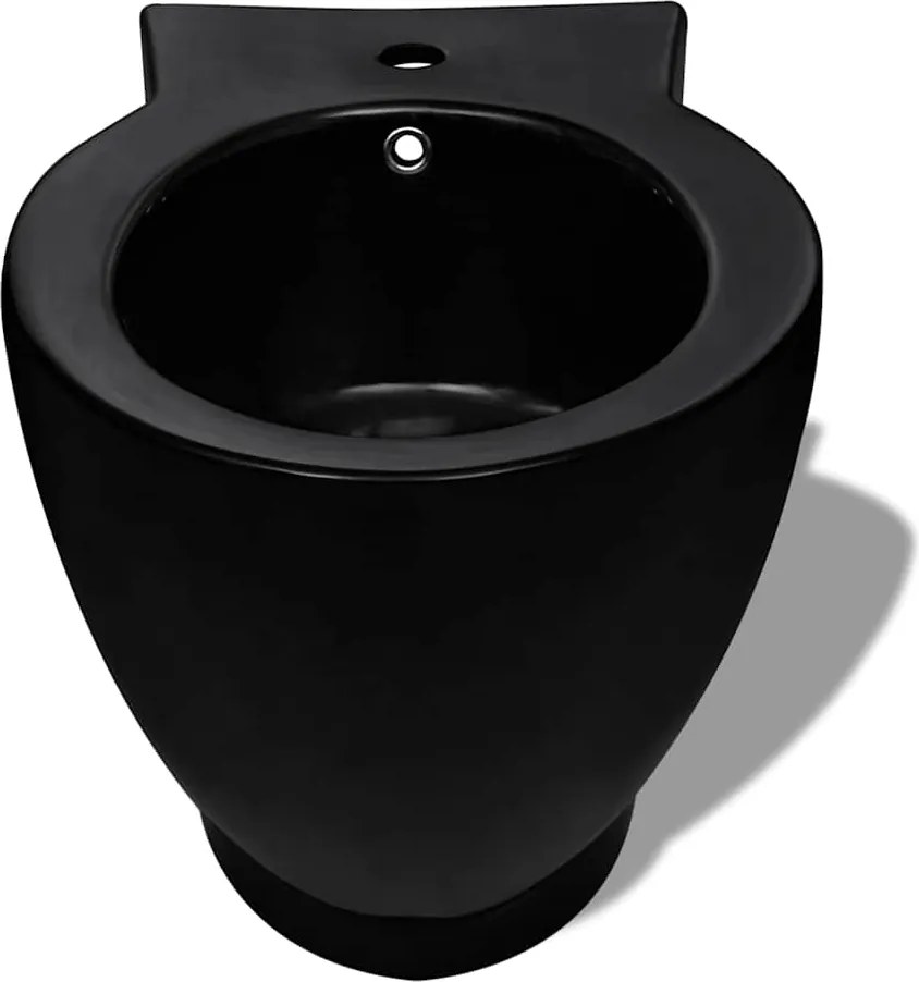 Keramické WC a bidet černé 270567