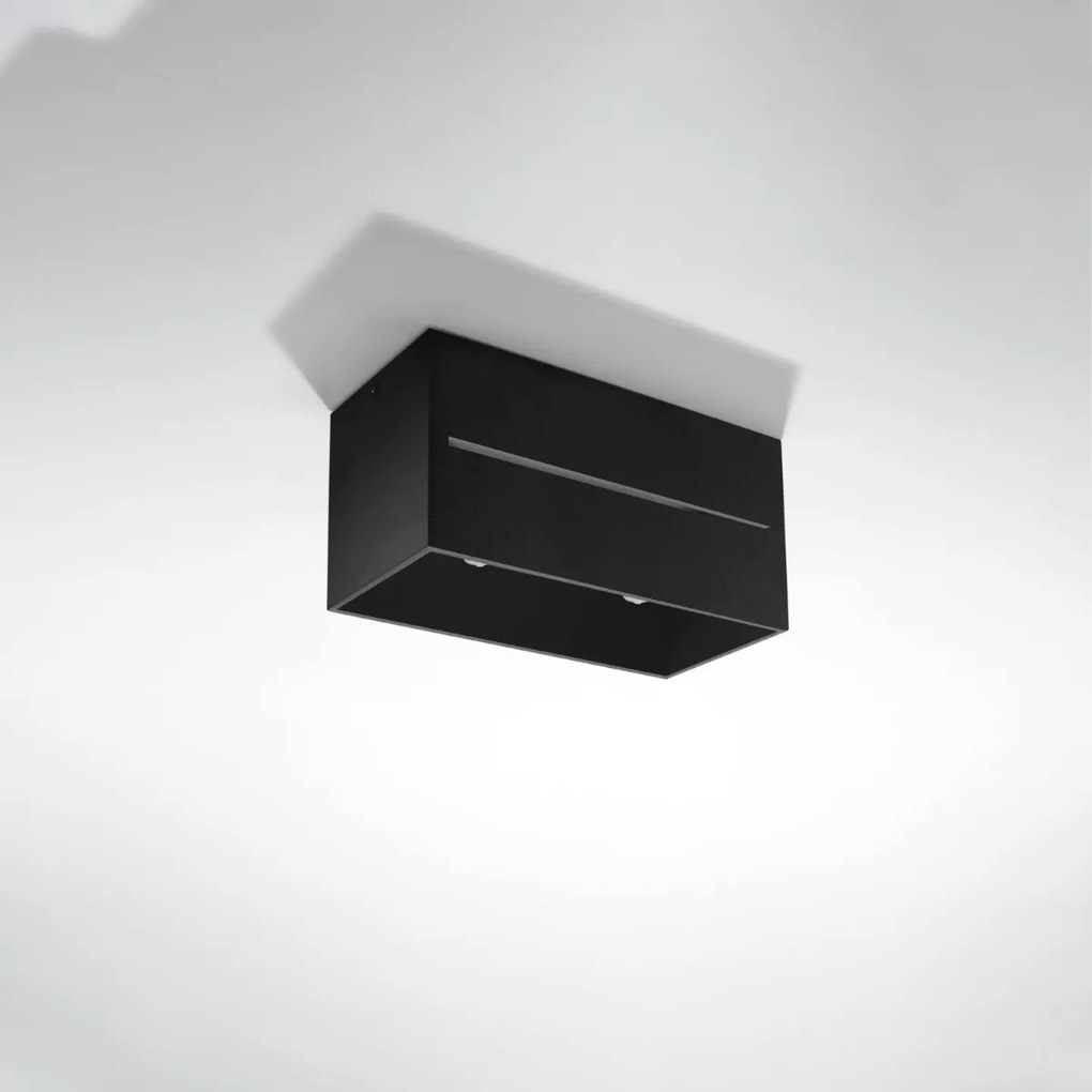 Sollux Lighting Stropní svítidlo LOBO 2 černé