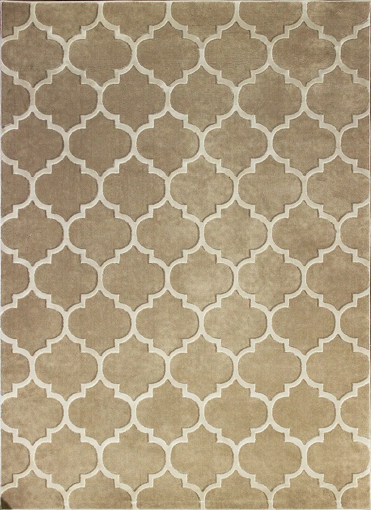 BE Koberec Elite 17391 BEIGE - béžový obdélníkový Rozměr: 60x100 cm