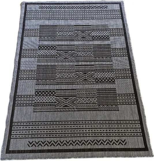 HU Šedý sisalový koberec Sizal Indian – šedý Rozměr: 40x60 cm