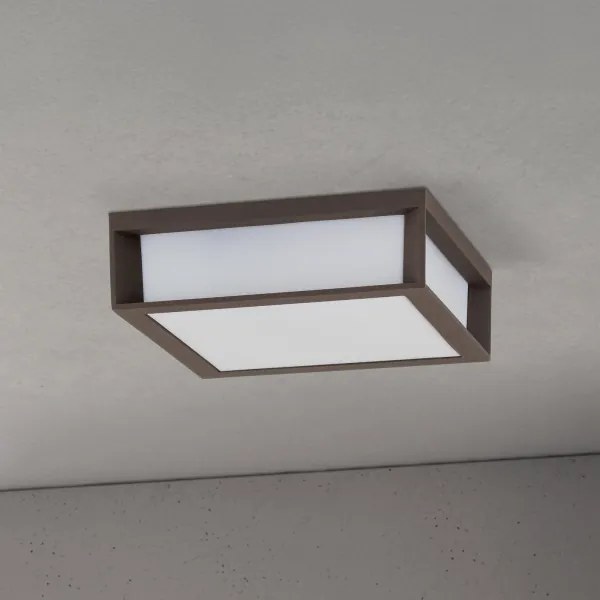 Orion - Venkovní svítidlo HENRY 2xE27/15W/230V 26x26 cm IP44 hnědá