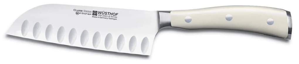WÜSTHOF Nůž Santoku s výbrusem 14 cm Classic Ikon crème