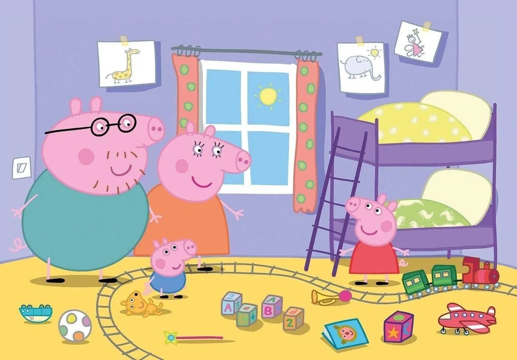 Puzzle clementoni puzzle prasátko peppa maxi 60 dílků